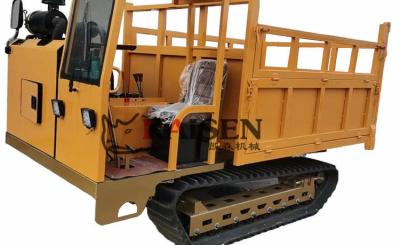 China 5T All Terrain Crawler Carrier Truck Loader Dumper For Oil Palm for sale