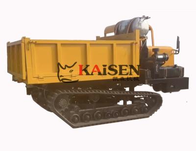 China 8T Hydraulic Dumper Loader tracked carrier Garden Truck Crawler Dumper for sale for sale