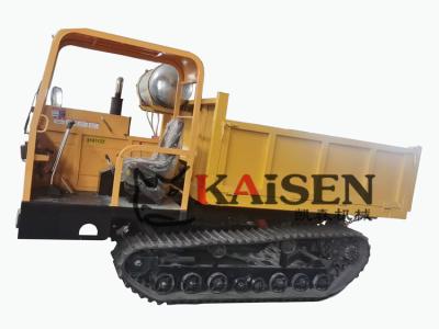 China 8T Hydraulic Dumper Loader tracked carrier Garden Truck Crawler Dumper for sale