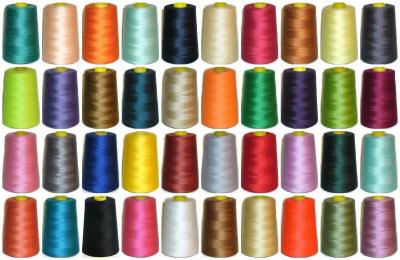 China 40/2 5000 Yard , 4000 Yards Colors 100% Polyester Sewing Thread On Sale for sale
