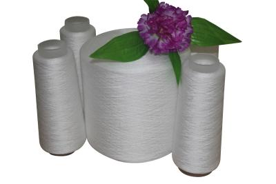 China 100% Spun Polyester Fiber / Sewing Thread 50s/3 Raw White Yarn for sale