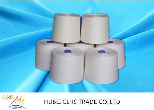 Raw White 100% Ring Spun Polyester Yarn 30S/2 30S/3 For Sewing