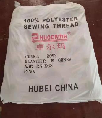Cina High Tenacity Polyester Spun Yarn For Sewing Jeans 20/2 20/3 in vendita