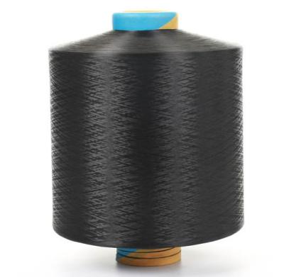 China 300D/96F DTY Polyester Yarn Black Color for sale