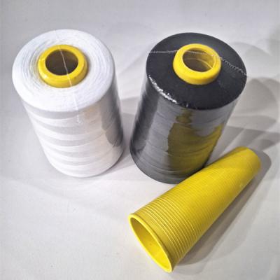 China Raw White 40/2 Polyester Sewing Thread  5000Y/cone for sale