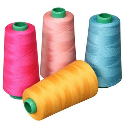 China Color 402 Polyester Sewing Thread Customized Weight Polyester Thread Wholesale Price for sale