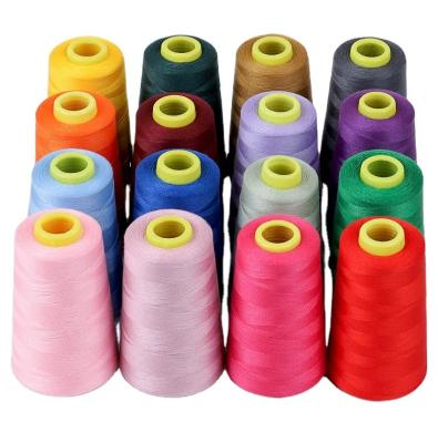 China Poly Yarn Thread Good Color Fastness , Smooth Surface 100 Polyester Sewing Thread for sale