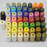 China 42/2 100% Polyester Ring Spun Sewing Thread 5000Meters/Cone for sale