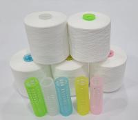 China High Tenacity Polyester Core Spun Yarn , Smooth Surface Spun Polyester Sewing Thread for sale