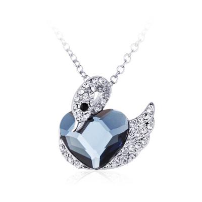 China Ref No.: 140712 Shy swan pink heart necklace fashion jewellery suppliers online jewelry sites for sale