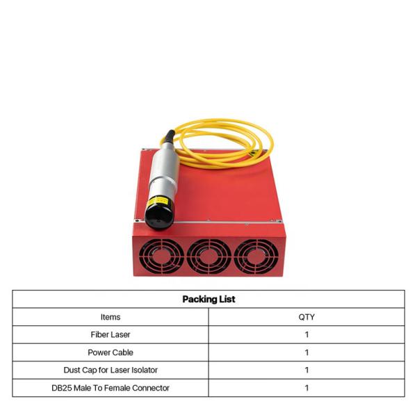 Quality 60W JPT MOPA Laser Source YDFLP-E2-60-M7-M-R Fiber Laser With Red Dot for Fiber for sale