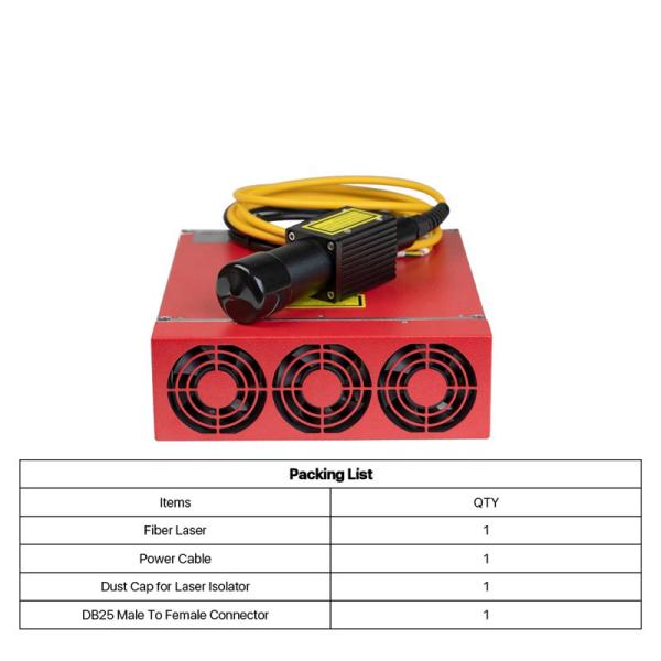 Quality 60W JPT MOPA Laser Source YDFLP-E2-60-M7-M-R Fiber Laser With Red Dot for Fiber for sale