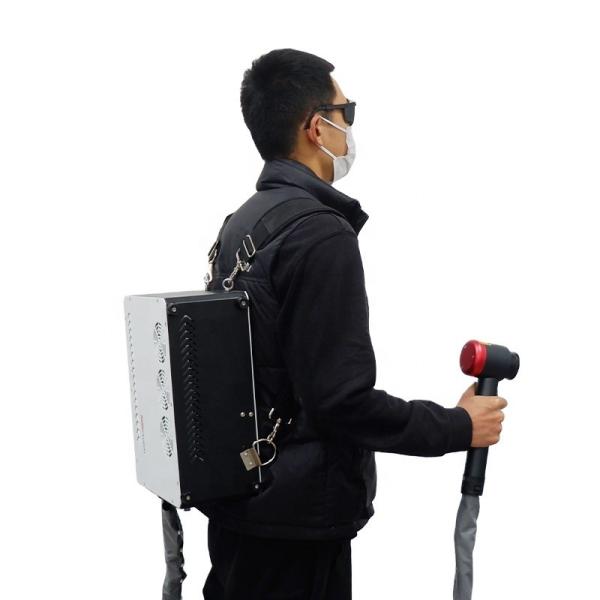 Quality Pulse laser rust cleaning machine Backpack 100w coating and paint removal hand for sale