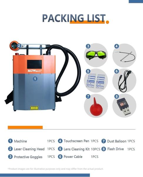 Quality 100w 200w 300w Handheld Metal Steel Iron Fiber Laser Cleaner for Rust Removal for sale