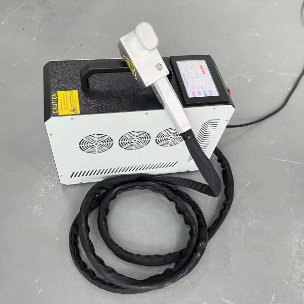 Quality Portable 200w 300w 500w 1000w Pulsed Laser Cleaning Machine for Wood Paint Stone for sale