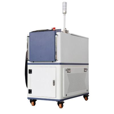 China 1000w Laser Cleaning Machine for Rust Removal using Raycs Laser Source and 100kg Weight for sale