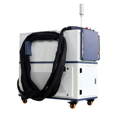 China 1000w Laser Cleaning Machine for Rust Removal using Raycs Laser Source and 100kg Weight for sale