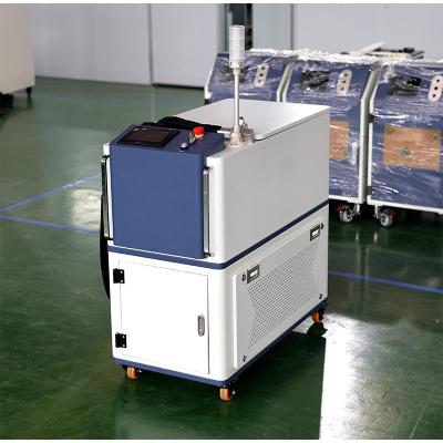 China 1000w Laser Cleaning Machine for Rust Removal using Raycs Laser Source and 100kg Weight for sale