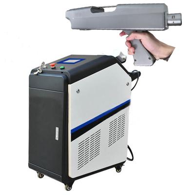 China Powerful 100W/200W Industrial Laser Cleaner for Portable Handheld Rust Removal on Stainless Steel Surface Paint Cleaning for sale
