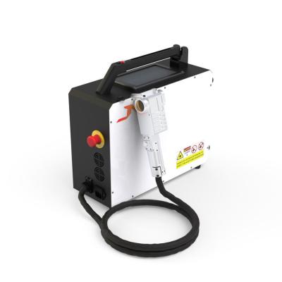 China Powerful 50W Pulsed Laser Rust Removal Machine for Surface Paint Cleaning Mini Fiber Laser Cleaning Machine for sale