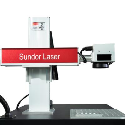 China SEMICONDUCTOR Laser Type 20W 30W 50W Laser Marking Machine with Table for sale