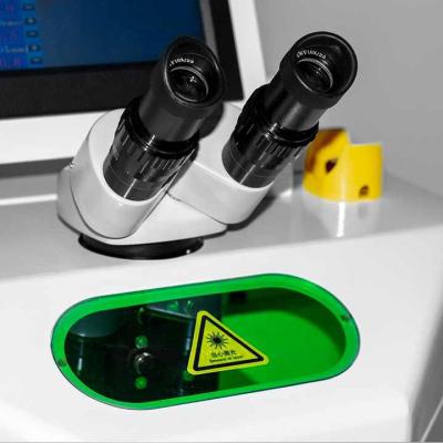 China 200W Jewelry Laser Welding Machine for Silver Gold Chains Necklaces 0.5-10ms Pulse Width Focal Spot Diameter of 0.2 2.0 mm for sale