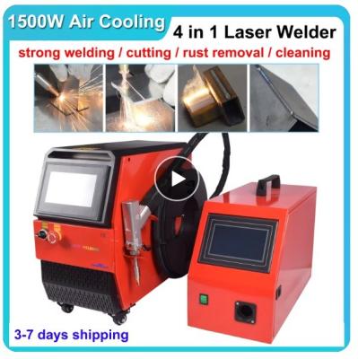 China Laser Welding Machine for Metal Cutting and Cleaning 5 in 1 Handheld Raycus Fiber Laser Welder for sale