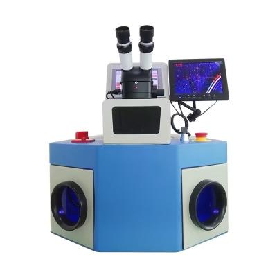 China Water Cooled 200w 300w Nd YAG Spot 140j High Energy Gold Silver Copper Optical Glass Frame Jewelry Laser Welding Machine for sale