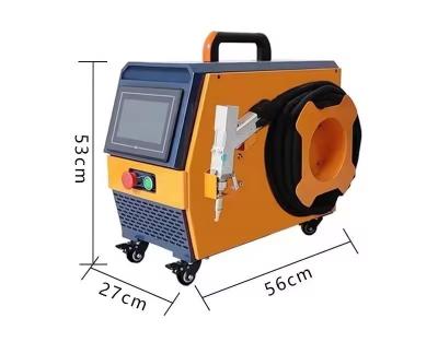 China Metal Welding Easy Operating Portable Air Cooling 2000w Laser Cleaning and Cleaning Machine with Manual Handheld Welding Mode for sale