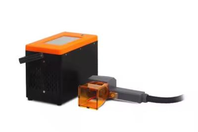 China Metal Marking Made Easy 30W/50W Power Portable Fiber Laser Marking Machine with Smart Handheld Galvo Ezcad Control System for sale