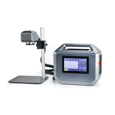 China Metal/Plastic Engraving HM 20w 30w 50w Portable Mini Hand-held Fiber Laser Marking Machine with Raycus Laser Source for sale