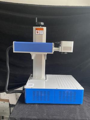 China Gantry Type Configuration 20W 30W 50W Raycus Metal Stainless Steel Fiber Laser Marking Machine for Printing Shops for sale