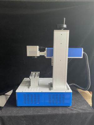 China Gantry Type Configuration 20W 30W 50W Raycus Metal Stainless Steel Fiber Laser Marking Machine for Printing Shops for sale