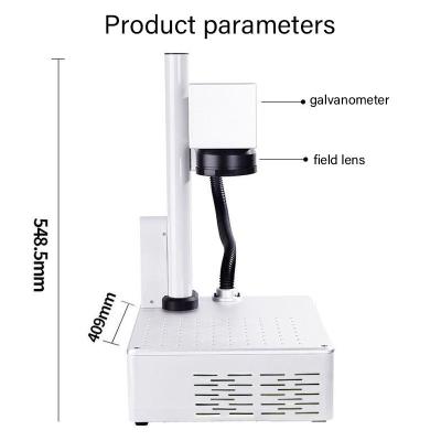 China Desktop Portable CNC Laser Engraving Machine High Precision Marking Machine ≤0.001mm Working Accuracy for sale