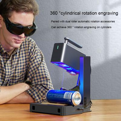 China Small Size Pulsed Fiber Laser Marking Machine for Portable Deep Marking on Credit Card for sale