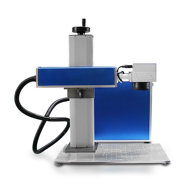 Quality Portable Desktop Metal Fiber Laser Marking Machine 20W with 0.001 Working for sale