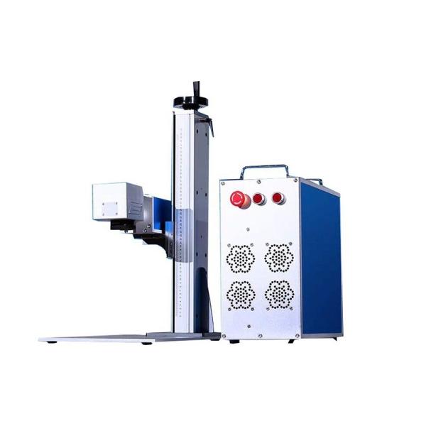 Quality Portable Desktop Metal Fiber Laser Marking Machine 20W with 0.001 Working for sale