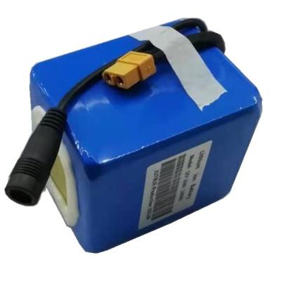 China 12 Volt 10ah lithium Battery Pack 18650 3cells in series with XT60 discharging plug for sale