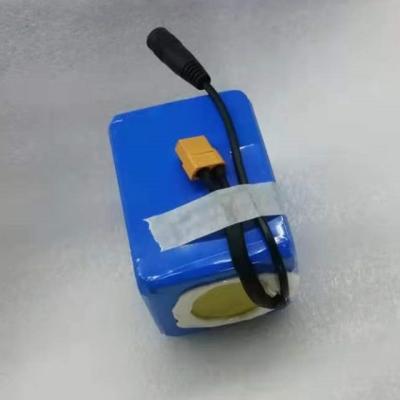 China 12 Volt 10ah lithium Battery Pack 18650 3cells in series with XT60 discharging plug for sale