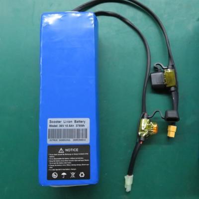 China 12v 18650 Battery Pack 2600mAh 36V 10.4Ah With XT60 For E Scooter for sale