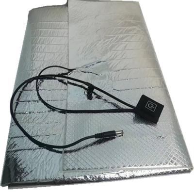 Cina Cuscinetti riscaldanti per vestiti 12v 70x58cm per pacchetto consegna cibo pizza in vendita