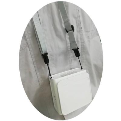 China Brushless Motor portable waist clip fan 10000mah Battery Powered Clip On Waist Fan for sale