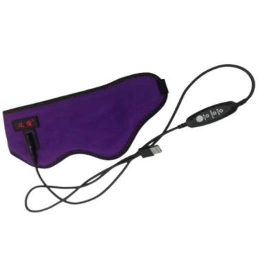 China Adjustable Heated Eye Mask 5V USB Controlled Temperature Sleeping Eye Mask for sale