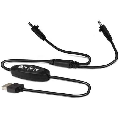 China Low Voltage Usb Dc Cable 13cm Straight Angle Usb Power Switch Cable for sale