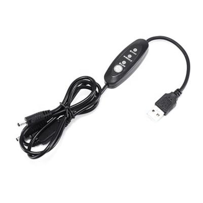 China Low Voltage Usb Dc Cable 13cm Straight Angle Usb Power Switch Cable for sale