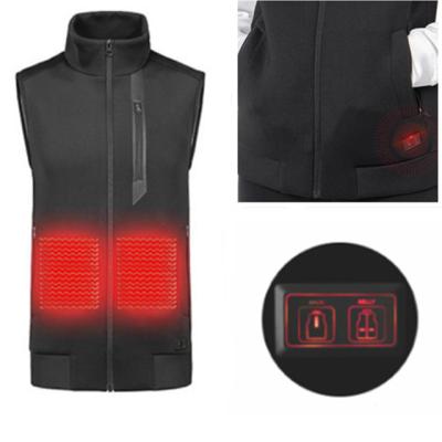 China Electrically Thermal Rechargeable Heated Vest graphene Heated Body Warmer for sale