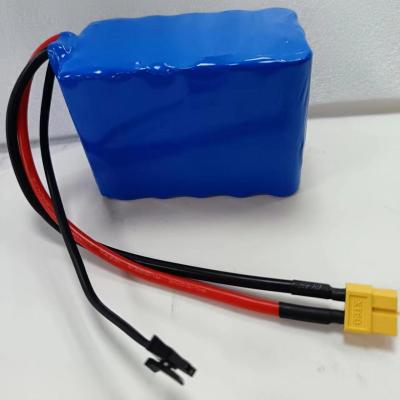 China 3S5P 18650 Battery Pack 11.1V 16Ah With Charging Connector MX3.0 Discharging XT60 Female Plug for sale