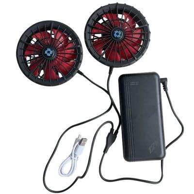 China 12v Battery Jacket Cooling Fan Set Full Speed 12 Hours Working For Cooling Jacket Vest for sale