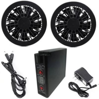 Cina 7.2V Jacket Cooling Fan Battery Set 4400mAh Con Caricabatterie Per Abbigliamento Da Lavoro Estive in vendita