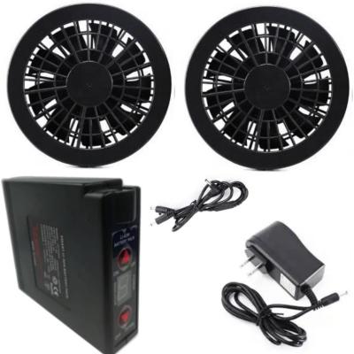 Cina 7.2V Jacket Cooling Fan Battery Set 4400mAh Con Caricabatterie Per Abbigliamento Da Lavoro Estive in vendita